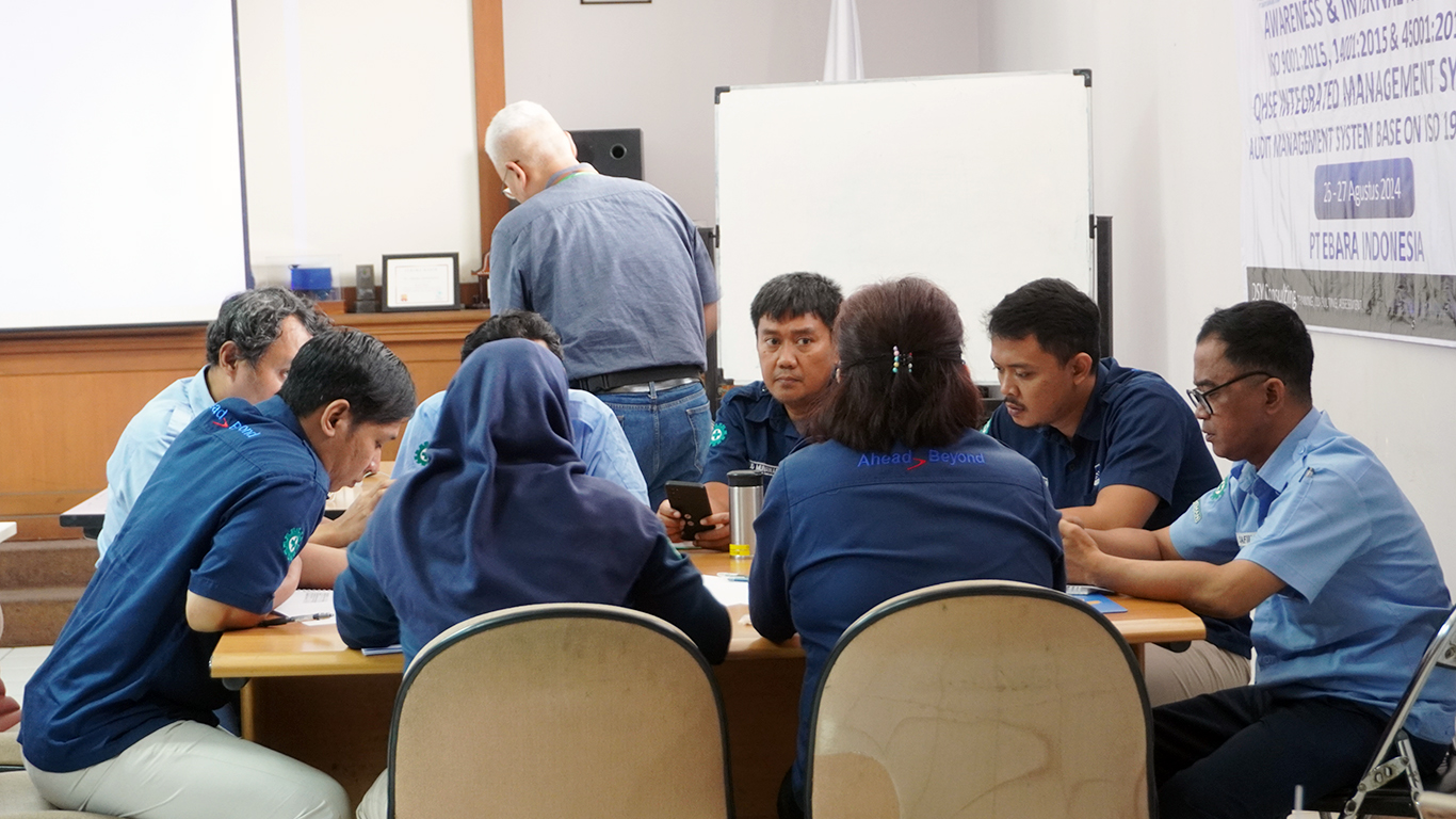 Training Awareness & Internal Auditor ISO - Ebara Indonesia
